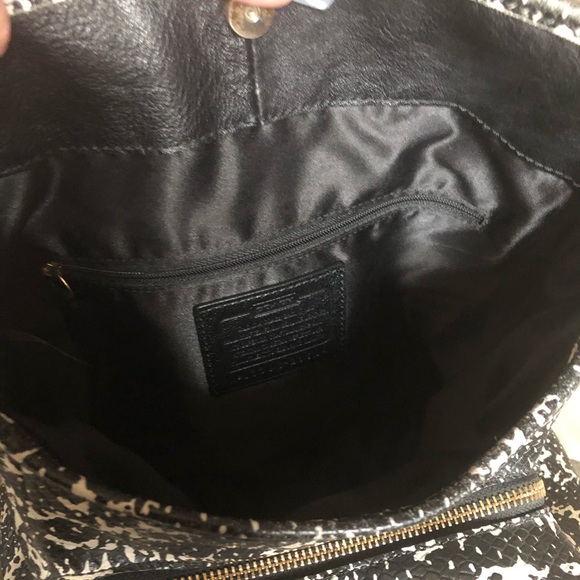 Coach | Bags | Rare Coach Snake Print Leather Shoulder Bag | Poshmark